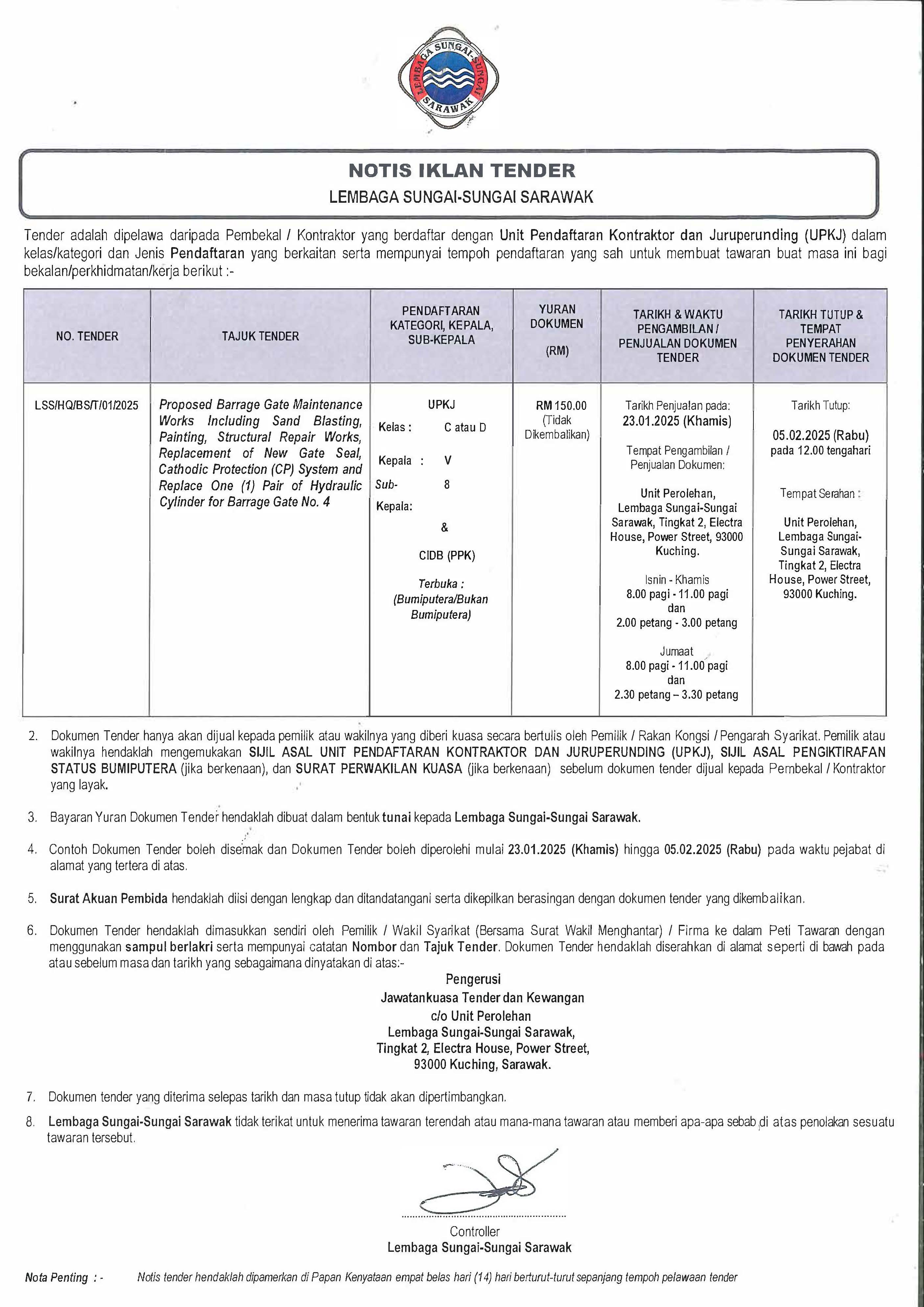 Staff Directory - Official Website of Sarawak Rivers Board